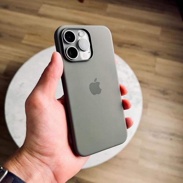 Iphone Titanium Silicone Case – Case Cafe